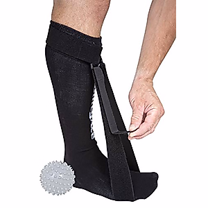 StrictlyStability Plantar Fasciitis Night Sock with Massage Ball Included (Regular)