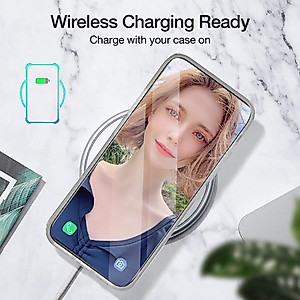 luolnh Galaxy S20 Marble Case - Shockproof Soft Silicone TPU Bumper Cover - Mint