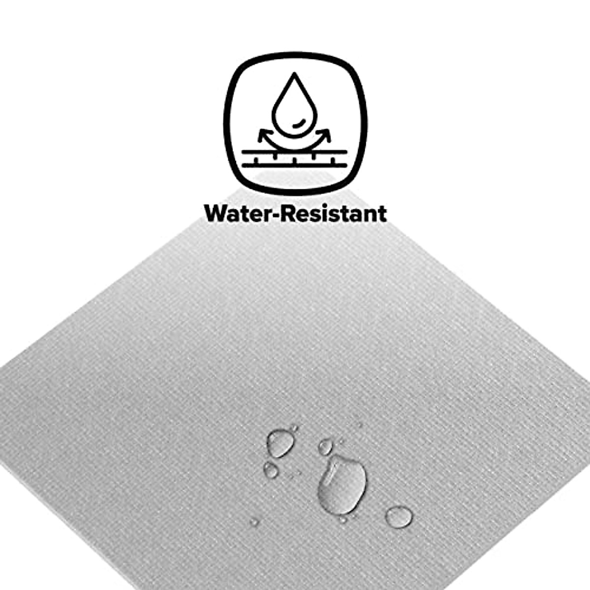 Diono Stuff 'N Scuff XL Kick Mat Back Seat Protector for Kids Feet with Storage Pocket, 100% Water Resistant for Protection of Your Upholstery from Dirt, Mud, Scratches, Gray