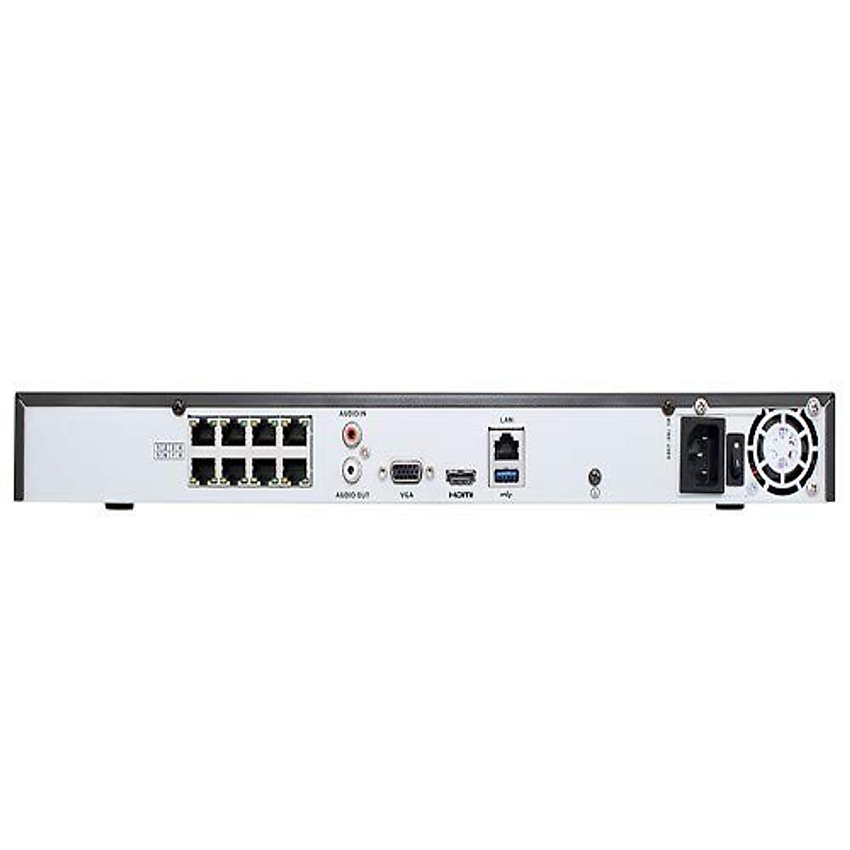 DS-7608NI-Q2/8P H.265 8 Channel PoE 4K 8MP Network Video Recorder NVR, Plug & Play, International Original English Version, Compatible with Hik-Connect, Hard Drive Not Included