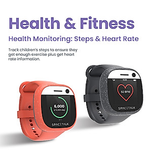 SPACETALK Adventurer 4G Kids Smart Watch with Phone and GPS Tracker - US ONLY - Ages 4-12, SIM Included, Texting, SOS Button, Camera, School Mode - Sky Blue