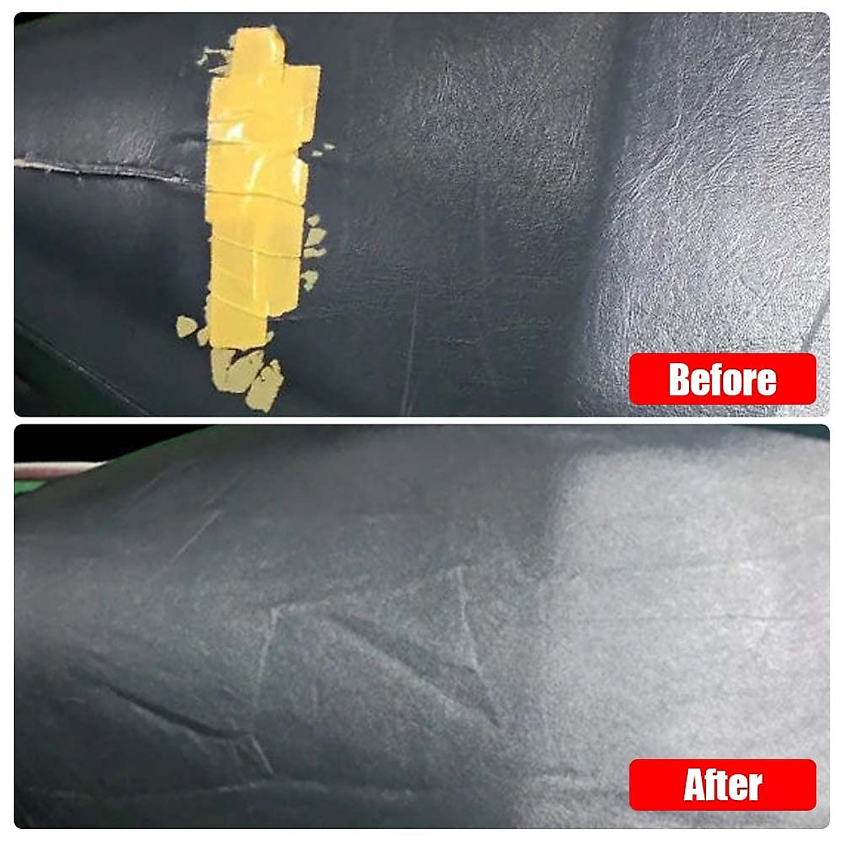 YOUNICE Universal Motorcycle Seat Cover PU Leather Waterproof Breathable 3D Mesh Cushion Cover Protector Rainproof Motorbike Seat Pad Cover for Outdoor (Leather, XL(86 * 53CM/33.9 * 20.87IN))