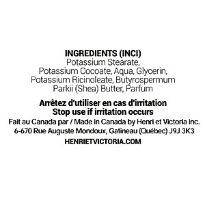 Henri et Victoria Shaving Soap For Men | Smooth Shave, Lathers Up Nicely, Long-Lasting Scent | Canadian Made by Skilled Artisan 114 g (4 oz) (Cognac and Cuban Cigars)