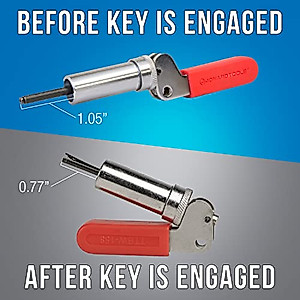 Jonard Tools TTBW-158 Steel Barrel Fastener Plunger Tool for Water Utility Fasteners with 0.158” Inside Diameter