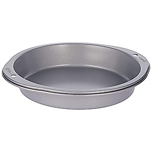 Wilton Round Pan Baking Essentials, 8, Dark Gray