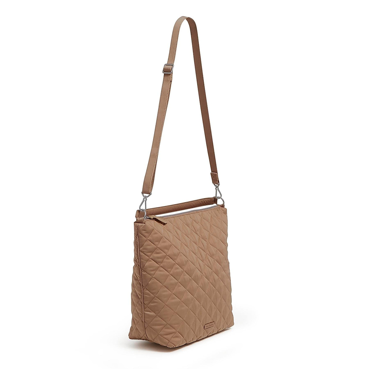 Vera Bradley Women's Performance Twill Oversized Hobo Shoulder Bag, Meadowlark Tan, One Size