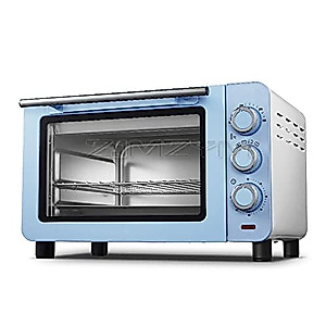 SUSOSU Microwave Oven 15L Electric Oven Household Baking Small Mini Oven Multifunctional Baking Oven with 60min Timing Adjustable Temperature 1200W (Color : Blue)