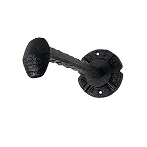 TG,LLC Treasure Gurus Vintage Cast Iron Railroad Spike Wall Hook Rustic Towel Hanger RR Nail Hat Holder Coat Rack