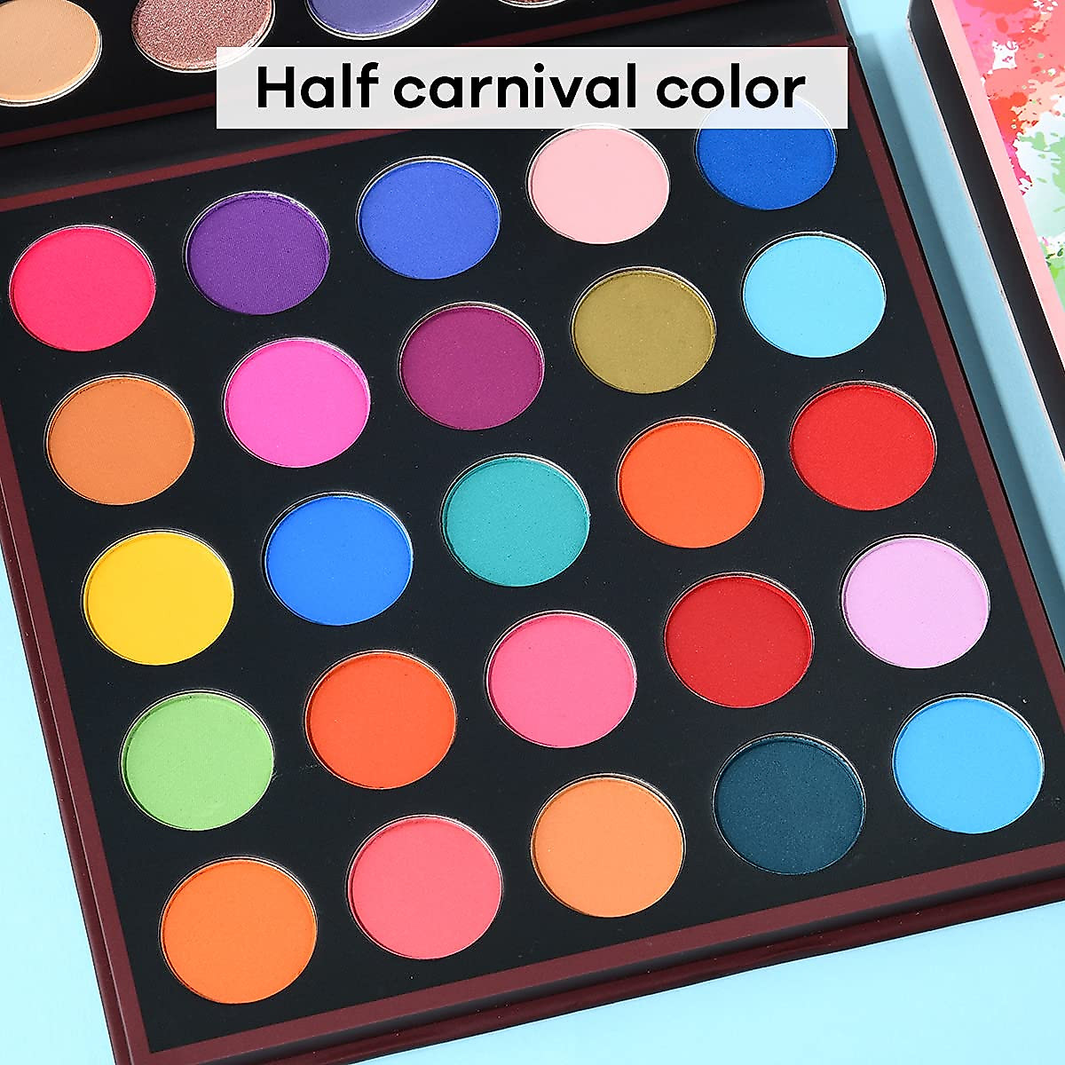 EYESEEK Eyeshadow Palette Matte 50 Colors High Pigmented Colorful Eyeshadow Makeup Palette Shimmer Bright Color Eye Shadow Powder Easy To Blend Long Lasting Waterproof Makeup Pallet #Neon