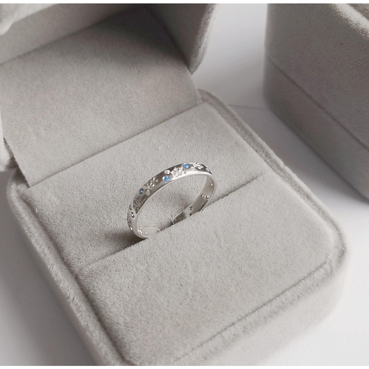 925 Sterling Silver Daisy Flower Adjustable Ring, Women'S Wedding Valentine'S Day Jewelry Silver