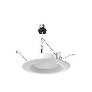 Satco S29313 LED Recessed Downlight Retrofit, 9.8 Watts, 5-6 Inches, White
