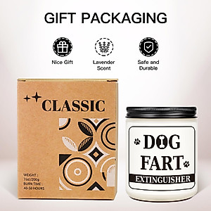 Dog Mom Gifts for Women, Dog Fart Candle, to Dog Lovers Gifts for Women, Dog Decor, Dog Memorial Gifts, Funny Birthday Gifts for Mom Dad Sister Wife Friends, Novelty Gifts Cool Gifts for Dog Lovers