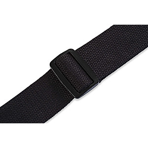 Levy's Leathers MSSC8-XL-BLK Signature Series Cotton XL Guitar Strap, Black