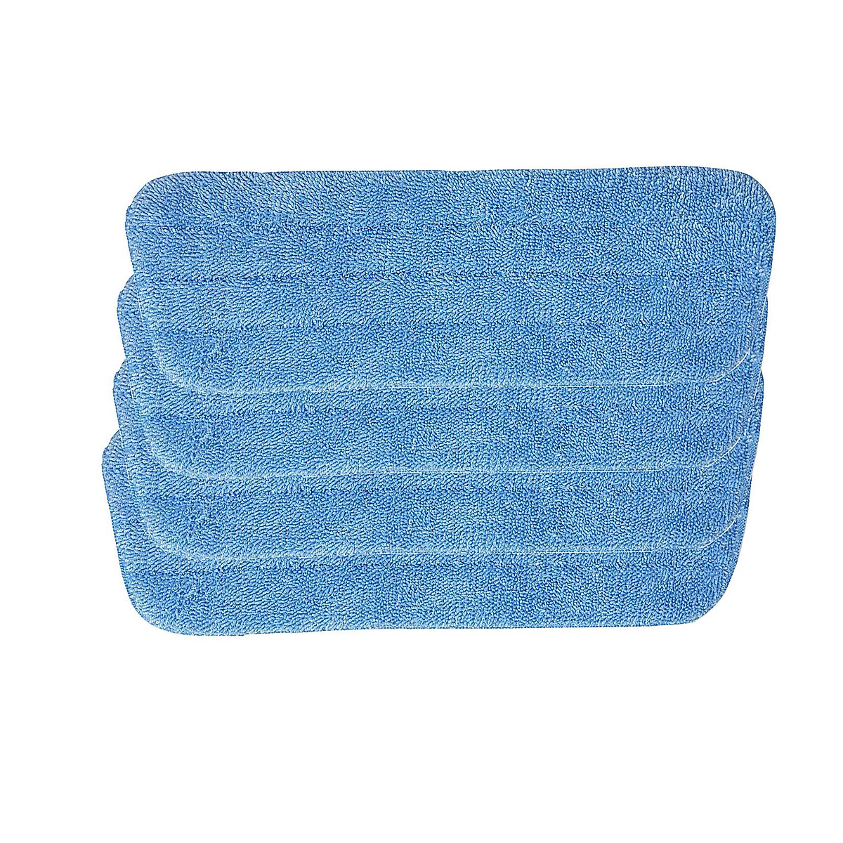 JDWG 4 Pack Mop Head Replacements Mop Pads Microfiber Cleaning Pads for Most Spray Mops and Reveal Mops, Wet & Dry Home & Commercial Cleaning. (Blue)