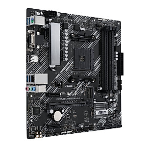 ASUS Prime A520M-A II/CSM AMD AM4(3rd Gen Ryzen) microATX Commercial Motherboard(ECC Memory,M.2 Support,1Gb Ethernet, DP/HDMI 2.1/D-Sub, 4K@60HZ, USB3.2 Gen1Type-A, ARGBheader with AURAsync)