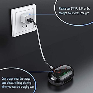 Donerton Wireless Earbuds, Bluetoth 5.0 Headphones IP8 Waterproof Earbuds, 80 Playtime, in Ear Earphones with Mic, Deep Bass 3D Stereo, Charging Case, Sports, Work Out, Easy Pairing