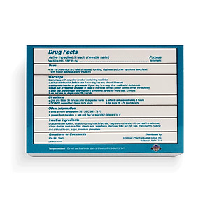 Nausx (51-90lbs Anti Nausea/Motion Sickness Treatment and Preventative for Dogs (NSXL)