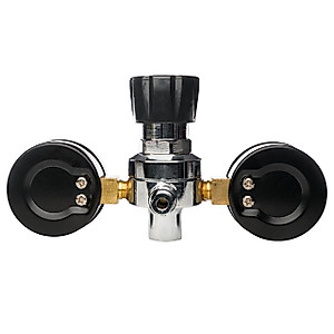 ExoticWhip Universal Pressure Regulator Gauge for Whip It Nitrous Tank 640G, 580G, 615G, 1100G, 2000G (2KG) Nitrous Oxide Chargers and Whipped Cream Dispenser with Whipped Cream Charger