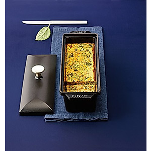 STAUB Rectangular Dish 30 x 11 cm Cast Iron Terrine, 30 cm x 11 cm, Black