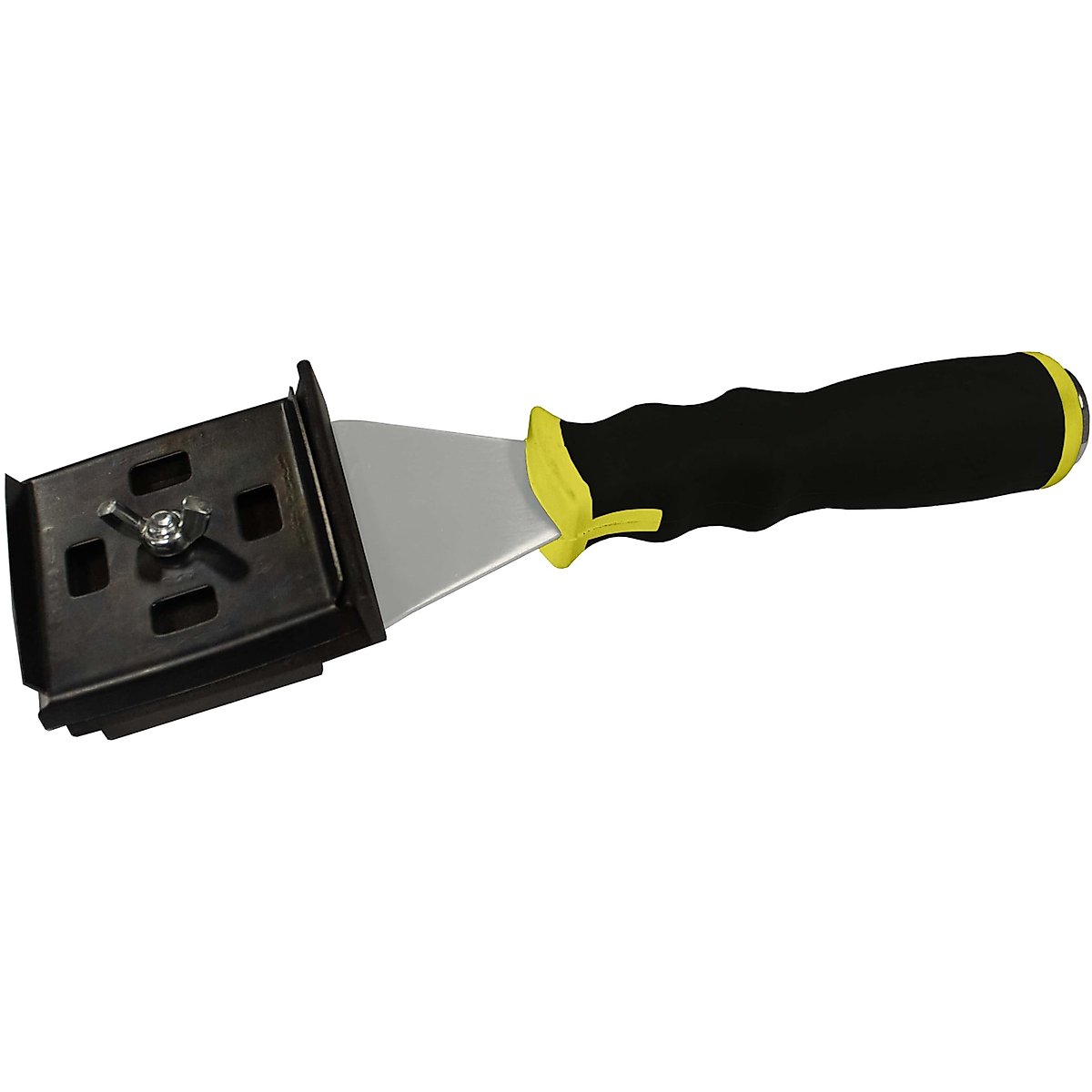 ALLWAY F42X Soft Grip Extendable Push/Pull Scraper with Removable 4-Edge Blade, 2-1/2”