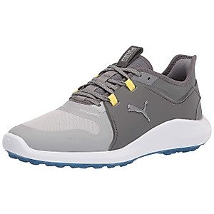 PUMA Men's Ignite Fasten8 Golf Shoe, High Rise Silver-Quiet Shade, 9.5