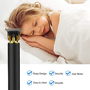 Professional Hair Clippers for Men, Electric T-Blade Hair Trimmer 0mm Baldheaded Hair Clipper Zero Gapped Detail Beard Shaver Barbershop