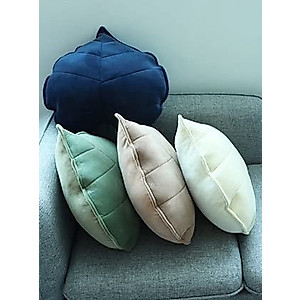 3D Leaves Household Sofa Pillow Decoration(Green)