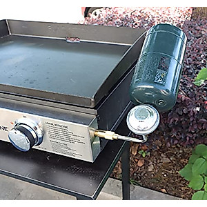 METER STAR Low Pressure 1lb Griddle Regulator Replacement Parts,Griddle Regulator, Gas Griddle Regulator Replacement for Blackstone 17" and 22" Tabletop Griddle