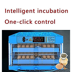 Egg Incubator with 36 LED Luminous Egg Candle Tester and Temperature Control Function and Humidity Control LCD Display Controller for Hatching Chicken Duck Goose Quail