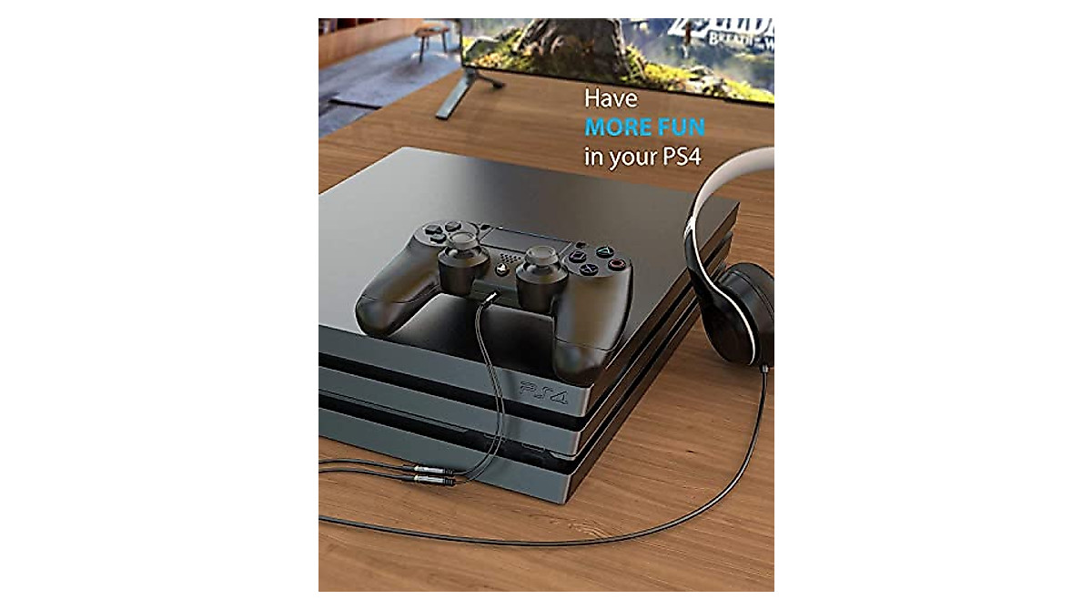 KINGTOP 3.5mm Headphone Splitter for Gaming