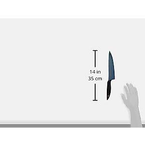 Chroma 霞 剣型包丁 Sword Knife, 7.75 Inch, Black