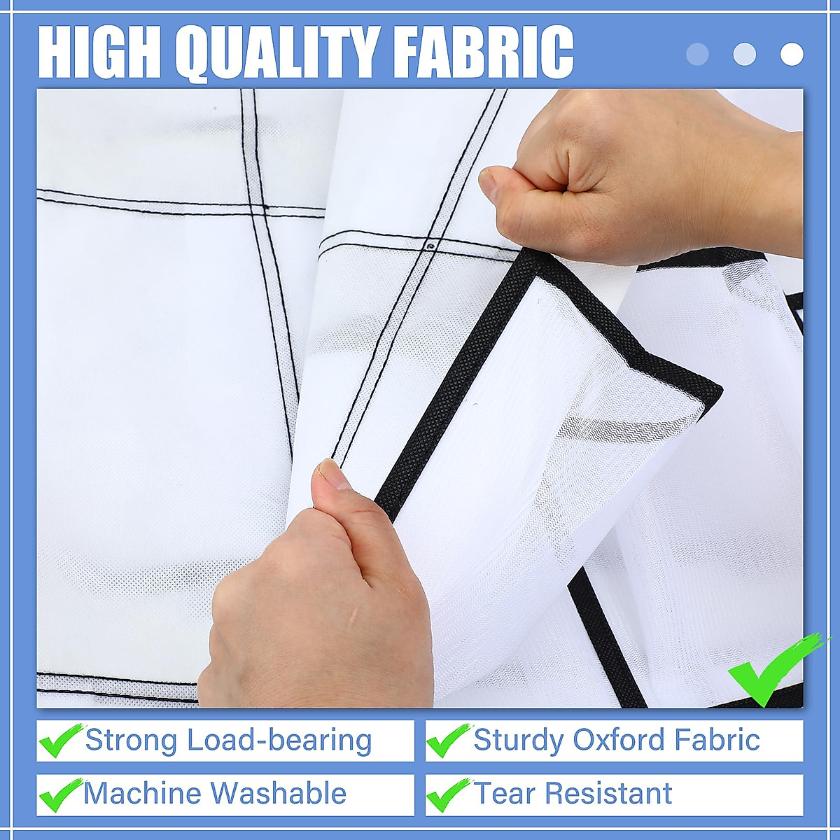 Windyun 2 Pcs 70 Large White Mesh Pockets over the Door Shoe Organizer Shoe Rack Closet Holder Behind Door Shoe Hanger Hanging Cruise Ship Essentials Organizer Nonslip, Each with 35 Pockets