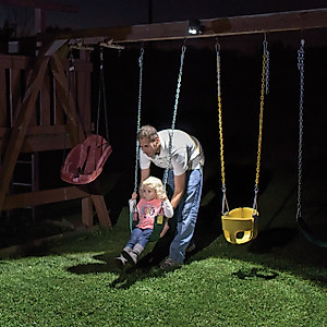 Mr. Beams MB394, 400 Lumen Version, Weatherproof Wireless Battery Powered Led Ultra Bright Spotlight with Motion Sensor, 4-Pack, Brown