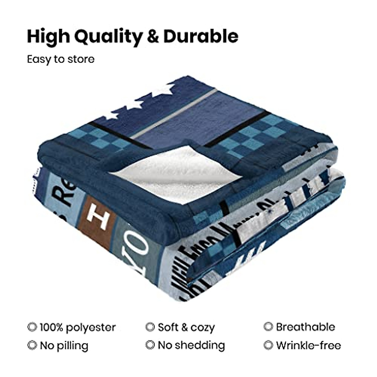 Grandson Gifts from Grandma, Grandson Blankets 60"x50", Adult Grandson Birthday Gifts from Grandparents, Grown Grandson Gifts Ideas for Graduation, Fathers Day, Christmas, To My Grandson Throw Blanket