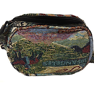 Explorer Large Polyester Waist Fanny Bag Purse Pack Men Women Girl Kids Outdoors Running Climbing Cute Fashion Waterproof Water Bottle Holder (Large/16 x 6 x 4-Inch, Route66)