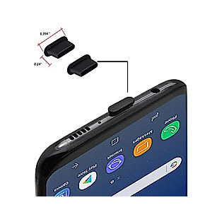 25PC USB C Dust Plug, Silicone Anti Dust Plug for USB Type-C, USB C Dust Cover for iPhone 15 Pro Max Plus, Samsung Galaxy S23 S22 S21 Ultra Plus, Z Fold, Google Pixel 7 8 Pro, OnePlus & Type C Device