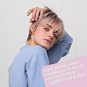 EIMI Stay Firm Workable Finishing Hairspray, Lightweight Hold with Heat And UV Protection, 9 oz.