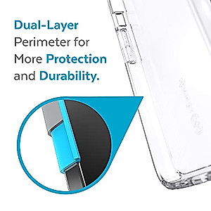 Speck Products Gemshell Clear iPhone 13 mini / iPhone 12 mini Case, Clear/Clear