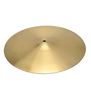 ITSHAND Professional 18" 0.8mm Copper Alloy Ride Cymbal for Drum Set Golden