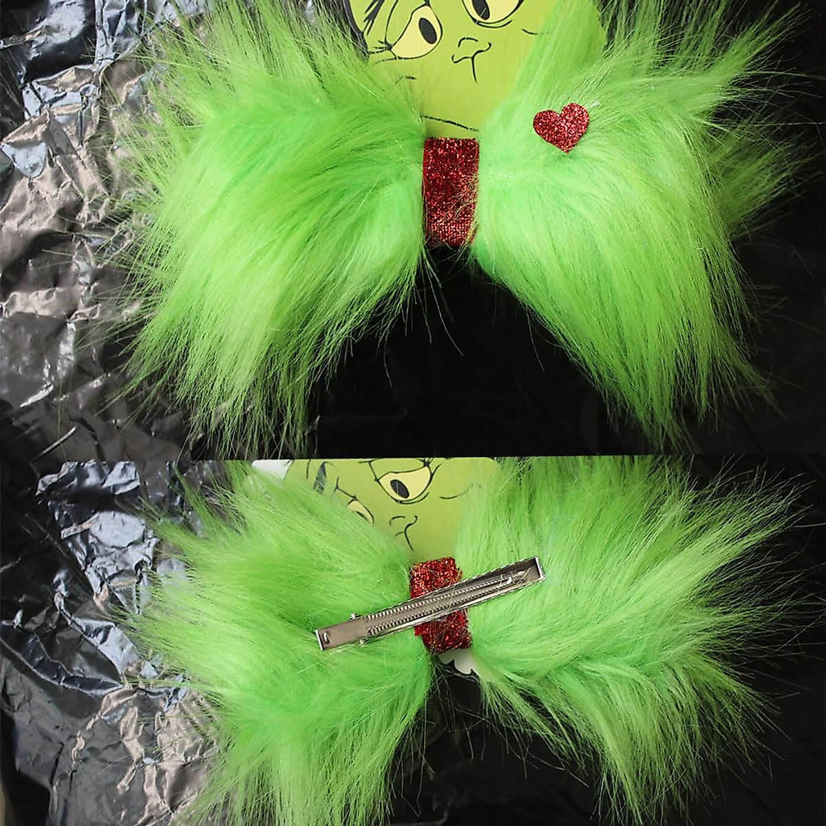 Christmas High Chair Banner, Girl Christmas 1st Birthday Sign Banner, Candy Cane Red, Green,Pink Highchair Garland with Hair Bow for Girls Christmas First Birthday, Photo Booth Props And Cake Smash