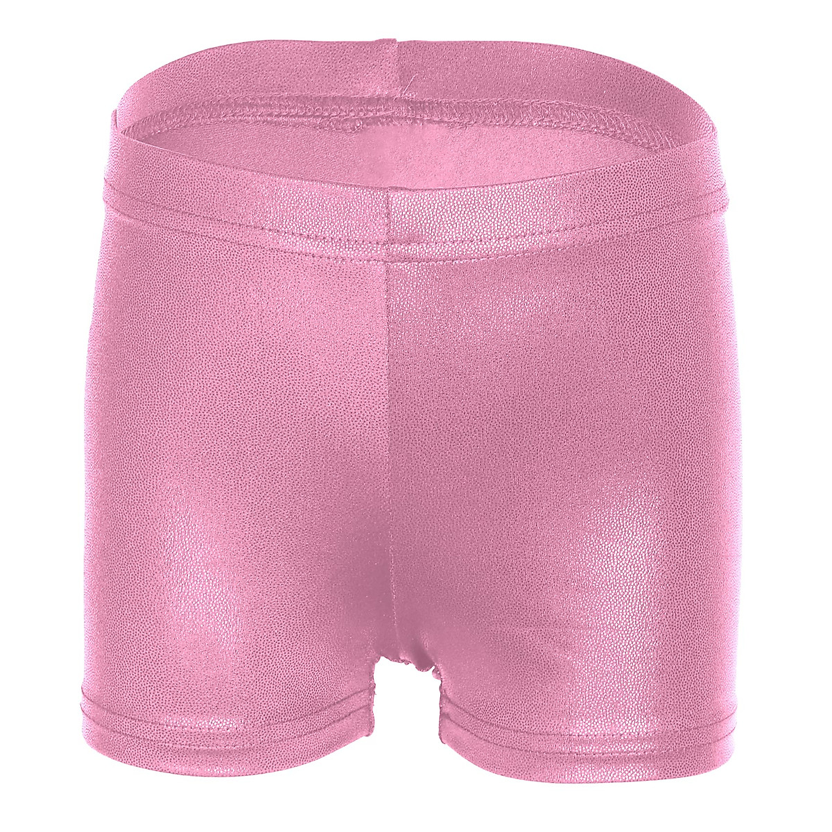 iLover Girls' Sparkle Dance and Tumbling Athletic Gymnastics Shorts Kids Yoga Shorts Ballet Shorts 8-9 Years Black/Pink