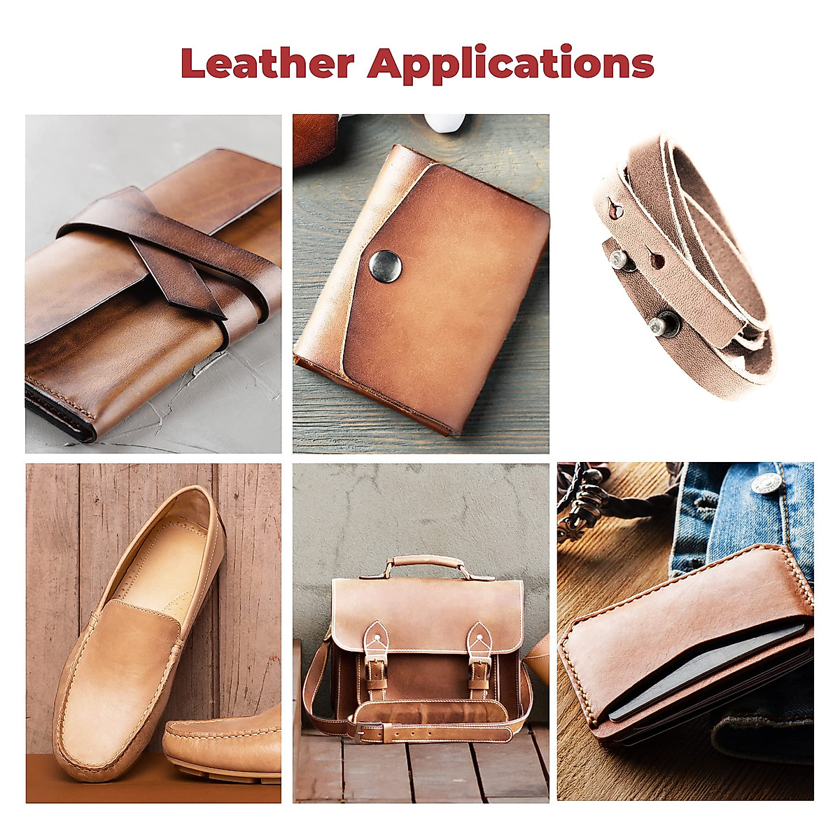 ELW Vegetable Tanned Leather Shoulder Pre-Cut 4-6 SQ FT | 8-9 oz. (3.2-3.6mm) Full Grain Leather Cowhide Craft Hobby Workshop Tooling, Repair, Carving, Dyeing, Engraving, Wet Molding