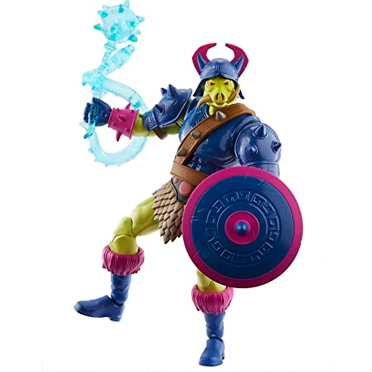Masters of the Universe Masterverse Action Figure, Pig-Head Toy Collectible with Articulation & Accessories, 7 inch