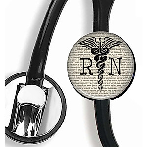 RN Personalized Medical Stethoscope Name Tag,Medical Stethoscope Name Tag,Nurse Doctor Name Tag Stethoscope ID Tag Customized