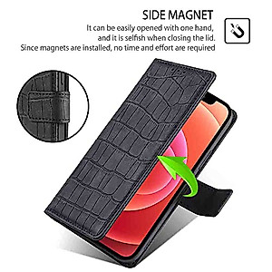 YOUKABEI MojieRy Phone Cover Wallet Folio Case for Samsung Galaxy S9 Plus, Premium PU Leather Slim Fit Cover for Galaxy S9 Plus, 3 Card Slots, Good Design, Black