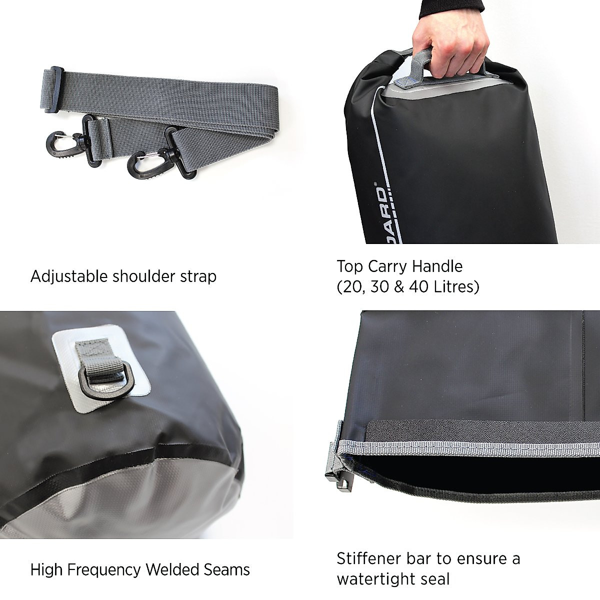 OverBoard Waterproof Dry Tube Bag, Red, 5-Liter