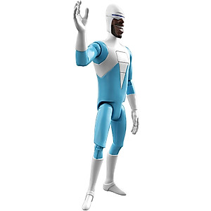 Mattel Pixar Interactables Frozone Talking Action Figure, 8-in Tall Highly Posable Movie Character Toy, Interacts with Other Figures, Kids Gift Ages 3 Years & Older