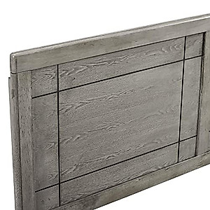 Modway Archie Wood Full Headboard in Gray