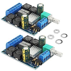 2pcs TPA3116D2 Class D Stereo DC 5V—24V 2x50W High Power, Digital Audio Amplifier, Subwoofer Power Amplifier Board, Suitable for Home Audio、car Speakers, DIY