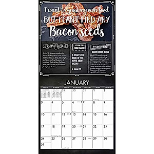 MMMMMMMM Bacon 2021 Wall Calendar